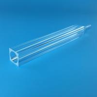 China Quartz Capillary Tube Outer Square Inner Circle for sale