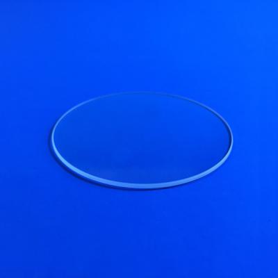 China Ultra Thin Round Optical Quartz Glass Fused Silica Window for sale