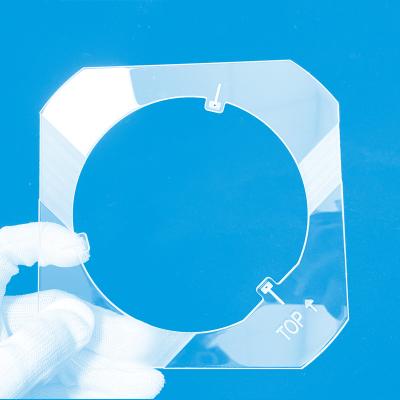 China Optical Quartz Glass Plate Transparent Quartz Glass With Large Holes for sale