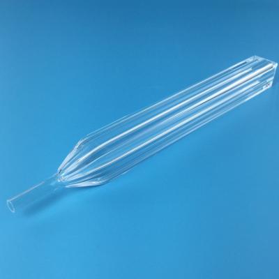 China Conical Quartz Tube Customized Shape And Dimension for sale