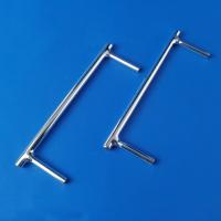 China Silver Coated Surface Quartz Glass Tube Stable Performance for sale