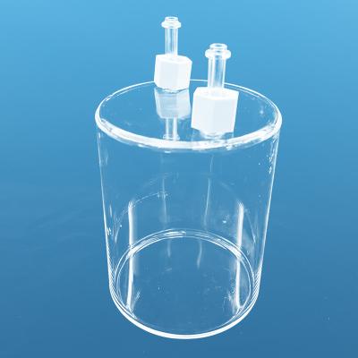 China Corrosion Resistant Chemical Quartz Bubbler High Temperature Resistance for sale