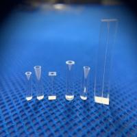 China Conical Funnel Square Glass Capillary Tube For Fiber Sleeves for sale