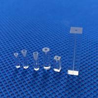China Conical Funnel Square Glass Capillary Tube For Fiber Sleeves for sale