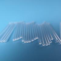 China Sealed Glass Quartz Capillary Tube With Round Or Flat Bottom For Lamping Fiber Protector for sale