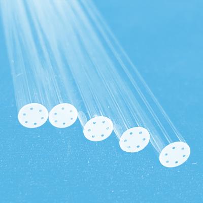 China 6 Bores Quartz Capillary Tube High Precision Acid And Alkali Resistance for sale
