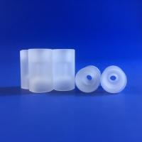 China Cnc Machining Quartz Glass Resistor Insulating Cap Custom for sale