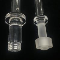 China Threaded Machining Quartz Glass Nuts And Tubes For High Temperature Environment for sale