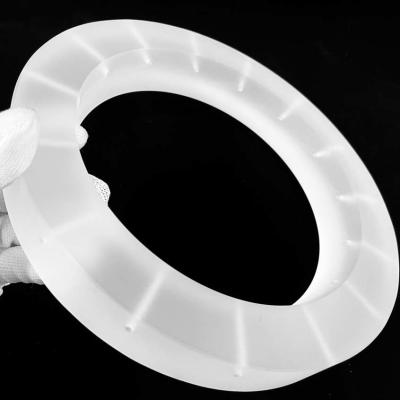 China High Precision Quartz Ring CNC Milling Machined Parts Made Of Customized High Purity Quartz Glass for sale