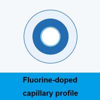 China Excellent Fluorine Doped Capillary Tube For Medium And High Power Fibre Optic Combiner / Photonic Lantern for sale