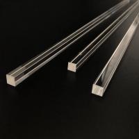 China Solid Quartz Capillary Rod Square 0.51X0.51mm for sale