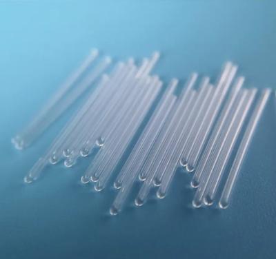 China Single-Port Sealed Quartz Glass Tube Durable For Various Uses for sale