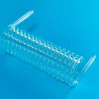 China Customized High Temperature Quartz Glass Tube With Spiral Design And Corrosion Resistance In Various Sizes for sale