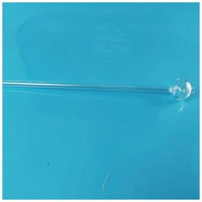 China Clear Hollow Quartz Ball Blowing Frosted Quartz Tubes for Customized Lab Bet Sample in Different Sizes for sale