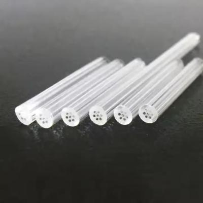 China Industrial High Purity High Temperature Resistant Hollow Fused Silica Quartz Glass Tube for Industrial for sale