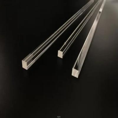 China Heat Resistant Customized Translucent Quartz Glass Tubes With One End Open for Industrial Laboratory for sale