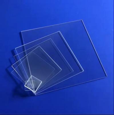 China Square Clear Quartz Glass Plate For Custom-made Transparent Windows for sale