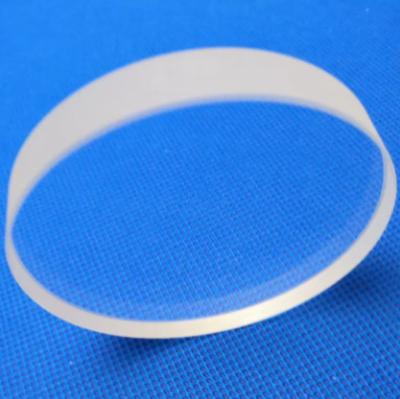 China Transparent And Clear Heat-Resistant Quartz Plate In Round Shape For Glass Product for sale