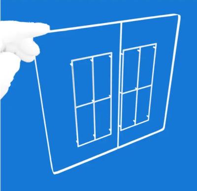 China JGS2 2.2g/cm3 Customizable Grooved Rectangular Quartz Glass Plate With Surface To Fulfill Customer's Requirement for sale