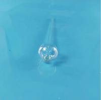 China 2.2g/cm3 Density Customized Ball Shape End Quartz Tubes For Clear Quartz Test Tube for sale