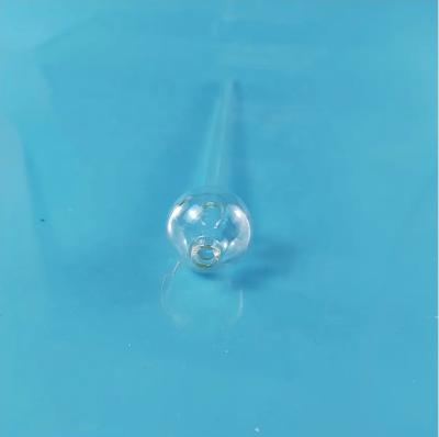 China 2.2g/cm3 Density Customized Ball Shape End Quartz Tubes For Clear Quartz Test Tube for sale