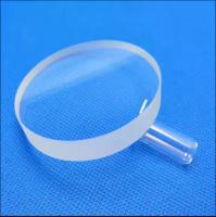 China Customized Heat Resistant Transparent Fused Silica Round Wafer Glass Quartz Plate for sale