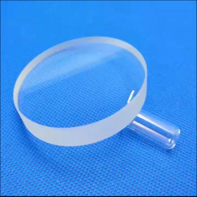 China Customized Heat Resistant Transparent Fused Silica Round Wafer Glass Quartz Plate for sale