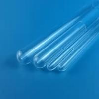 China Customize High Temperature Resistance Transparent One End Sealed Clear Silica Quartz Tube With Moulding Processing Service for sale