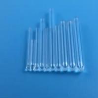 China Transparent Quartz Glass Test Tube One End Closed Round Shape For Processing In Laboratory for sale