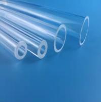 China Heat Resistant Quartz Glass Cylinder Fused Silica Transparent Quartz Tubes for sale