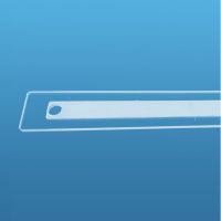 China High Flatness Fused Silica Plate with Customizable Transparent Frosted Bores at 1100C for sale