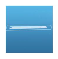 China High Flatness Fused Silica Plate with Customizable Transparent Frosted Bores at 1100C for sale