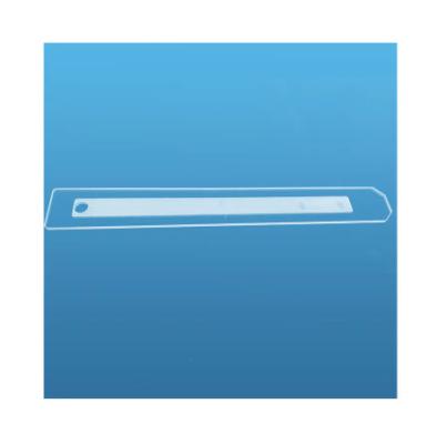 China High Flatness Fused Silica Plate with Customizable Transparent Frosted Bores at 1100C for sale