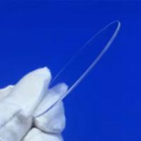 China Round Transparency Quartz Glass Plate With Professional Welding Processing Services for sale