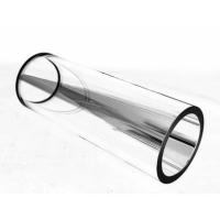 China High Temperature Customized Fused Quartz Tube With Density 6.91g/cm3 And Maximum Work Temperature Of 1100 Degrees for sale
