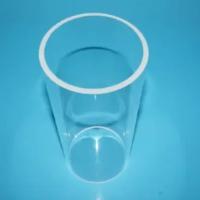 China High Temperature Customized Fused Quartz Tube With Density 6.91g/cm3 And Maximum Work Temperature Of 1100 Degrees for sale