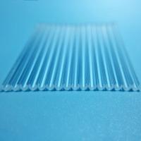 China Fused Quartz Rod V Shaped Clear OD 2.4mm OD 5mm Abrasion Resistance for sale