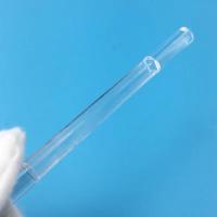 China Quartz Glass Tube With Round Outside and Square Inside for sale