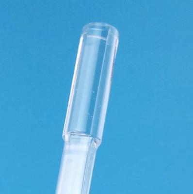 China Quartz Glass Tube With Round Outside and Square Inside for sale