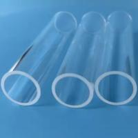 China U Shaped Customized Transparent Quartz Glass Tubes Professional Cutting Services Offered for sale
