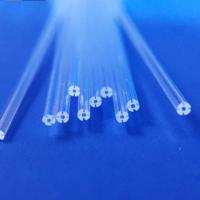 China Quartz Capillary Tube V Groove U Groove Slotted For Fiber Precision for sale