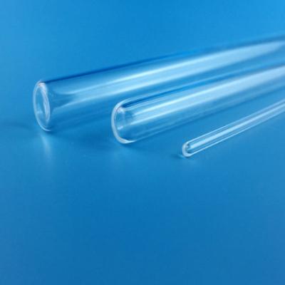 China Quartz Capillary Tube 5-1500mm Borosilicate Glass Test Tube High Purity One End Sealed for sale