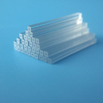 China 2.2g/Cm3 Quartz Capillary Tube Polished Surface Clear Quartz Pipe for sale