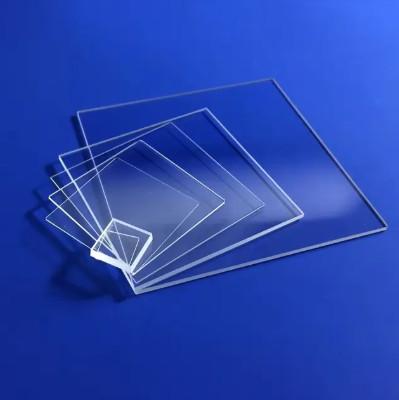 China High Temperature Square Optically Transparent Thin Quartz Glass Plate for Industrial for sale