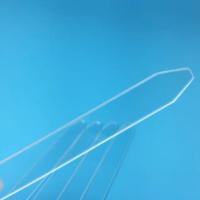China Rectangle Sight Glass Plate For Laser Spare Parts Cerium-Doped Quartz Material for sale