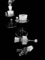 China Quartz Apparatus Glass Vacuum Customized Quartz Bell Jar for sale