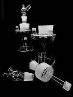 China Quartz Apparatus Glass Vacuum Customized Quartz Bell Jar for sale