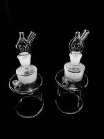 China Quartz Apparatus Glass Vacuum Customized Quartz Bell Jar for sale