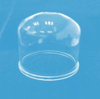China Clear Transparent Borosilicate Glass Dome With Softening Temperature Of 820°C Perfect for sale