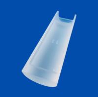 China Machining Quartz Glass High Temperature Semicircle Parts for Industry for sale